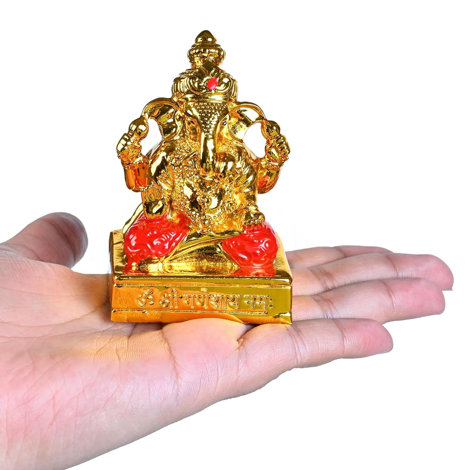 Lord Ganesha Idol for Car Dashboard & Home Decor | Symbol of Prosperity & Good Fortune | Compact ...